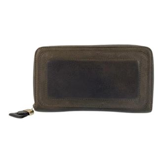 Chlo&eacute; Portefeuille long en cuir Pre-owned - Femme - Pre-owned - Brun - Taille: ONE Size