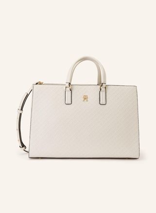 Tommy Hilfiger Handtasche Th Daily Satchel Mono weiss