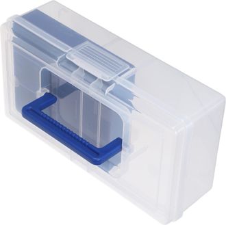 Lurrose Transparente Aufbewahrungsbox Durchsichtiger Kunststoff Organizer Kunsthandwerk Organizer Boxen