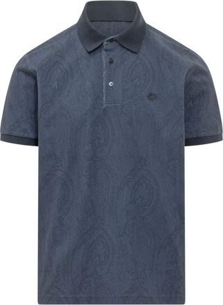Etro Homme, Tops, Bleu, Taille: M Roma Polo
