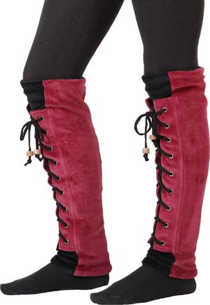 Purewonder Damen Stulpen Beinstulpen Beinw&auml;rmer Modell Nr. 28 Rot