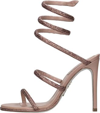 Rene Caovilla Femme, Chaussures, Beige, Taille: 35 EU Cleo Sandal
