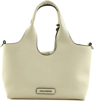 Karl Lagerfeld Ikon Grainy Soft Small Tote - - Bags - Damen - Beige - ONE SIZE