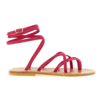 K.Jacques K.jacques, Femme, Chaussures, Rose, Taille: 37 EU Sandales plates Zenobie