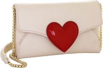 Camomilla Sac &agrave; Bandouli&egrave;re Femme, Similicuir, Collection Love Bag, Couleur Blanc