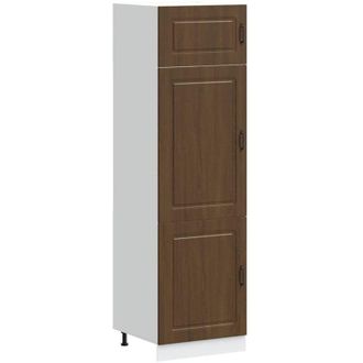 vidaXL Vidaxl - K&uuml;chenschrank Kalmar Braun Eichen-Optik Holzwerkstoff