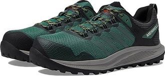 Merrell Mens Nova 3 Carbon Fiber Industrial Shoe, Forest/HIVIZ, 9