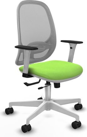 Piqueras y Crespo Cilanco B&uuml;rostuhl mit 1D-Armen, h&ouml;henverstellbare Lendenwirbelst&uuml;tze, ausgestattet mit Syncro/Translack und Schneidschaum, mit Rollen von 65 mm, Nylon