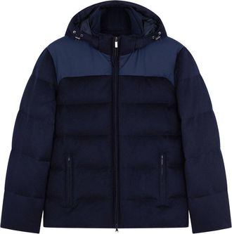 Paul & Shark Herren Daunenjacke mit Kaschmir