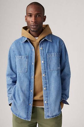 Levi's Bryant Gepolstertes &Uuml;berhemd zum Wenden - Herren - Blau / Blau