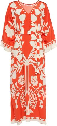 Eres Holi printed kaftan - Rot
