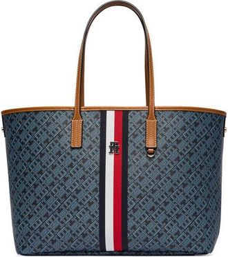 Tommy Hilfiger Handtasche Th Monoplay AW0AW19178 Dunkelblau