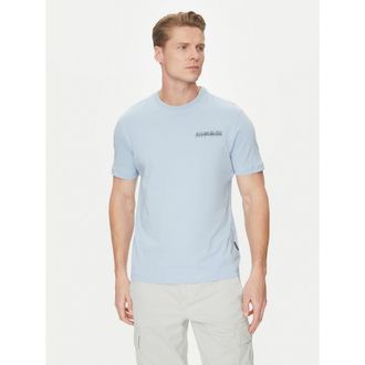 Napapijri T-Shirt S-Sovana NP0A4IE4 Himmelblau Regular Fit