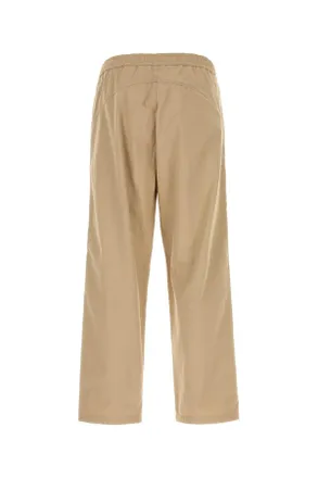 Herno Cotton Blend Trousers - Beige