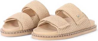 Patrizia Pepe Geflochtene Sandalen aus Leder