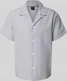 HUGO BOSS Regular Fit Freizeithemd mit 1/2-Arm Modell Velvetfish