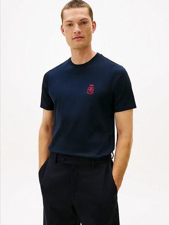Tommy Hilfiger T-shirt en maille interlock à blason TH