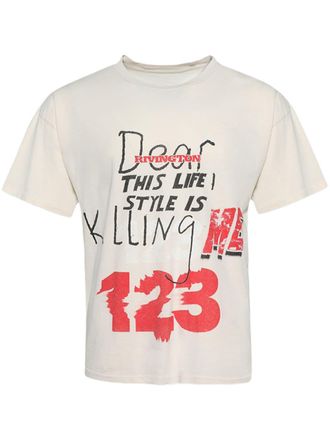 RRR123 t-shirt Killing Me - Blanc