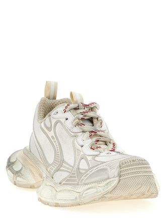 Balenciaga Womens Silver Polyethylene Athletic Sneakers