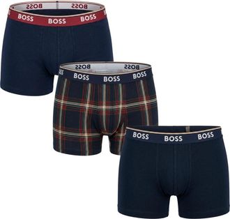 HUGO BOSS Homme, Sous-v&ecirc;tements, Multicolore, Taille: 2XL Trunk 3P Power Desig