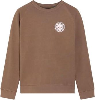 Dockers T2 Crew Sweatshirt Maillot de surv&ecirc;tement, Logo Crest Chocolate Chip, XL Homme