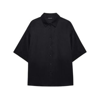 Anine Bing Coco Shirt - - Blouses & Shirts - Damen - Schwarzk - XS