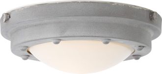 Brilliant Mistral Deckenleuchte Wandleuchte 29cm grau Beton Industrial Look Glas, 1x E27 geeignet f&uuml;r Normallampen bis max. 40W