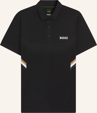 HUGO BOSS Poloshirt Paule Toc Slim Fit schwarz