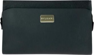 Bulgari Sac pochette vintage doccasion - Homme - Pre-owned - Noir - Taille: ONE Size