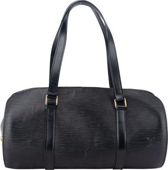 Louis Vuitton Crossbody Bags - Louis Vuitton Noir Epi Leather Soufflot Handbag - Gr. unisize - in Bunt - f&uuml;r Damen