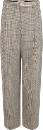 Iceberg Pantalon en viscose &agrave; motif &agrave; carreaux - Femme - Pantalons - Multicolore - Taille: 34 FR