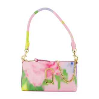 Marc Jacobs Tie-Dye Calfskin Shoulder Bag - Pink