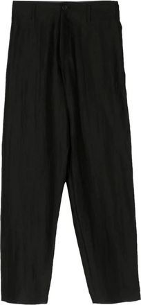 Yohji Yamamoto Femme, Pantalons, Noir, Taille: 40 FR Pantalon Basique Taille Basse