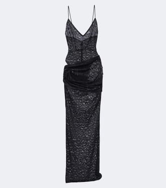 Alex Perry Maxikleid aus Spitze