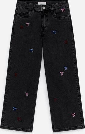 Arket Bestickte Jeans -Schwarz