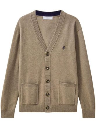 Pringle Of Scotland cardigan en laine à col v - Tons neutres