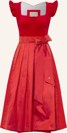 Alpenherz Alpenherz Dirndl Melissa Mit R&uuml;schen rot