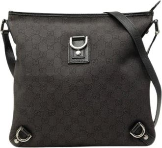 Gucci Sac bandouli&egrave;re vintage en denim Pre-owned - Femme - Pre-owned - Brun - Taille: ONE Size