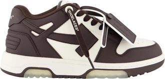 Off-white Low-Top Sneaker - Chocolate And White Leather Off-White Sneakers - Gr. 40 (EU) - in Braun - für Damen