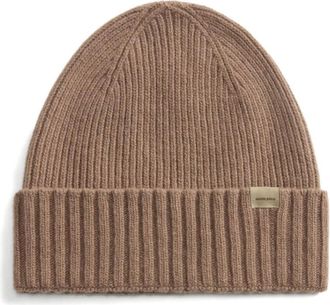 Woolrich Homme, Accessoires, Brun, Taille: ONE Size Cuffia Beanie