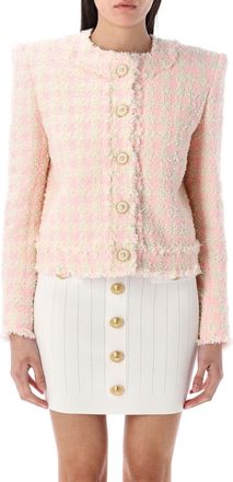 Balmain Vestes balmain roses