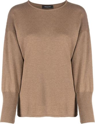 Fabiana Filippi Rundhalspullover - Camel