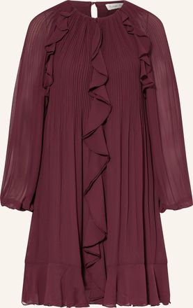 Phase Eight Kleid Layla Mit Volants Und Plissees rot