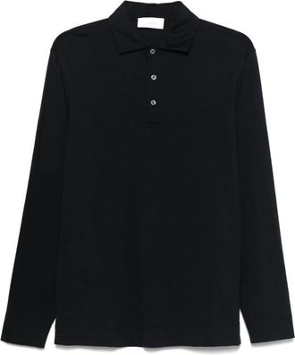 Lardini Blaues Poloshirt mit Knopfleiste - - Tops - Herren - Blau - M