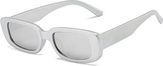 Generic Lunettes De Soleil For Hommes &Agrave; Monture Fine, For Femmes For Les Activit&eacute;s Plein Air, Vacances Et Le Sport(Silver)