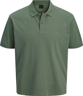 Jack & Jones Poloshirt JACK & JONES JPRBLAWESTON SS POLO, Herren, Gr. M, laurel wreath detail:solid, Jersey, Obermaterial: 100% Baumwolle, unifarben, regular fit n