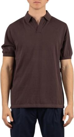 Saint Barth Homme, Tops, Brun, Taille: S Maglia