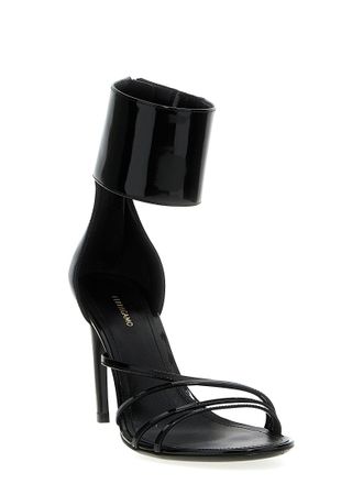 Ferragamo Clethra Heel Sandal - Black