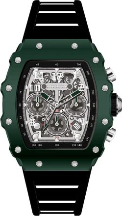 Invicta Racing 69696 Herrenuhr - Quarzwerk - Acryl mit silbernem Zifferblatt - 43 mm