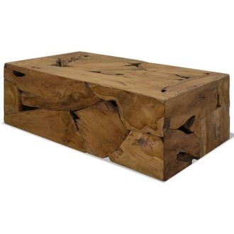 vidaXL Couchtisch 90x50x30 cm Teakholz Braun Vidaxl